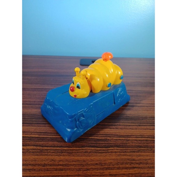 Kidco | Toys | 979 Kidco Caterpillar Eating Bank Yellow Blue Mechanical ...